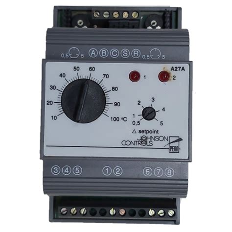 Johnson Controls Nova 27 A27a2n22 2 Stage Temperature Controller Teck