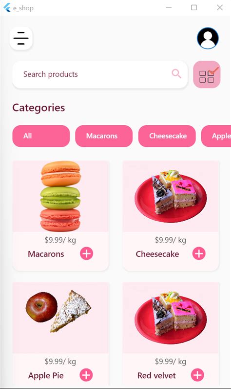 Github Chmpragyan Flutter Ui Homepage Bakery Shop