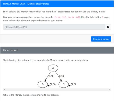 solved enter below a 3×3 markov matrix which has more than 1