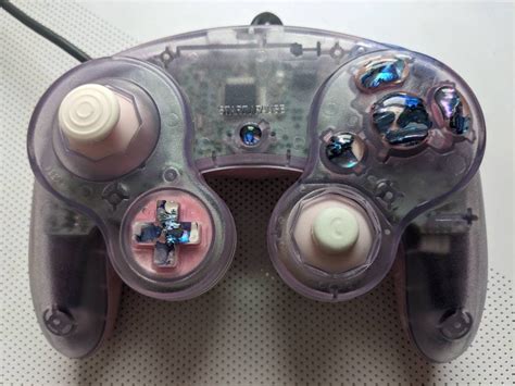 Custom Clear Pink And Purple Gamecube Controller Etsy