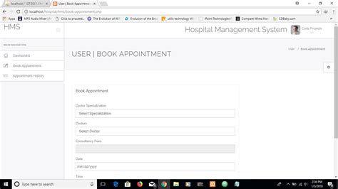 Hospital Management System Using Php With Source Code Code Projects