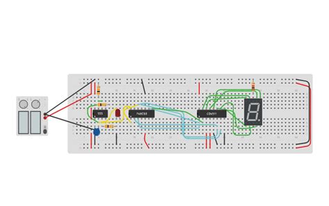 Circuit Design Contador De 0 A 9 Tinkercad