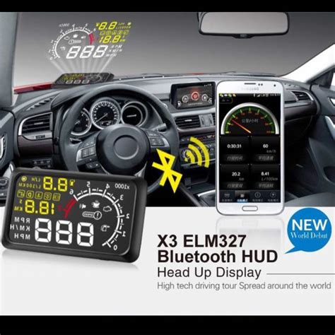 Ready Stocks Led Car Heads Up Display Hud With Elm327 And Bluetooth