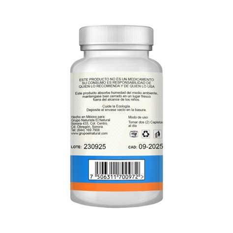 Cloruro De Magnecio Con Colageno Y Vitamina C 100 Tab El Natural