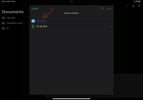 Not Fully Integrated Into Ios File System 🍏 Ios Nextcloud Community