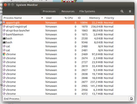 task manager di ubuntu desktop dan ubuntu server perintah dasar linux