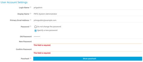 01 5 Prtg Setup 3 Account Settings Prtg Network Monitoring 네트워크