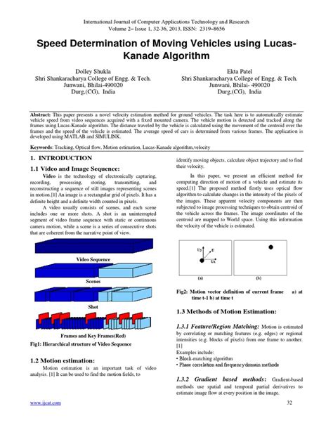 Lucas Kanade Optical Flow Pdf Video Pixel