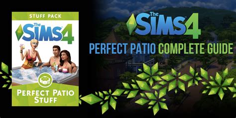 All Features Of Perfect Patio Stuff Pack In The Sims 4
