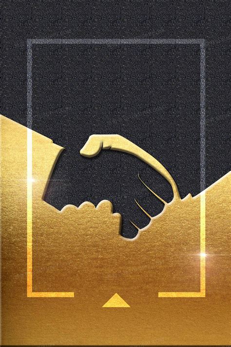 金黑大气招聘海报背景背景图片素材免费下载 熊猫办公
