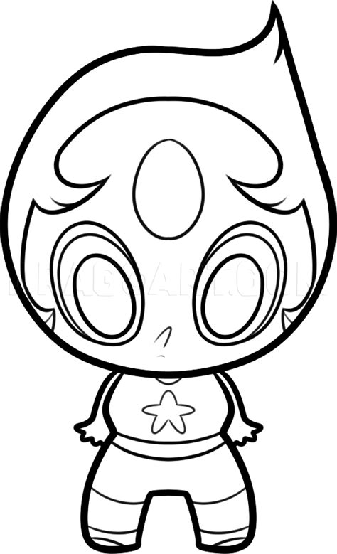 How To Draw Chibi Pearl From Steven Universe Drawing Step By Step By
