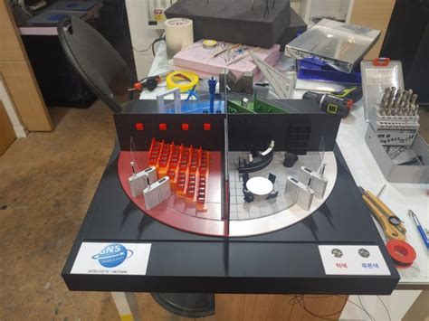 전시 모형 다만드러