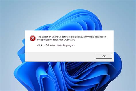 0xc0000417 Unknown Software Exception How To Fix It