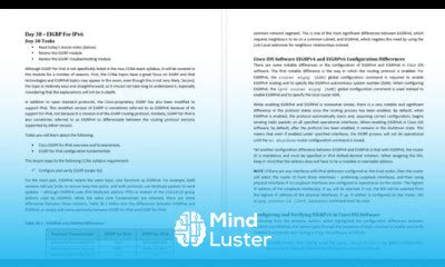 Learn CCNA In Days Day Mind Luster