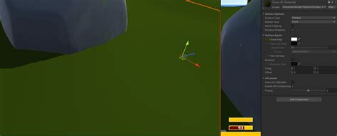 Urp Material On Mesh Renderer Isn´t Displayed Correctly Runity3d