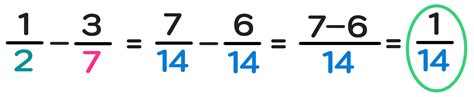 How To Subtract Fractions In Easy Steps Mashup Math