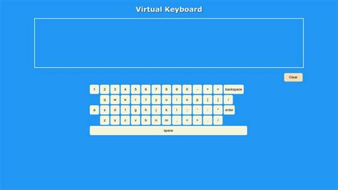 Virtual Keyboard