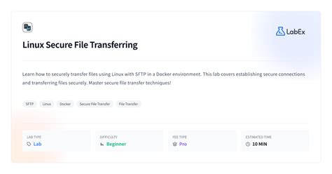 Linux Secure File Transferring Labex