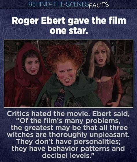 Hocus Pocus 14 Behind The Scenes Facts