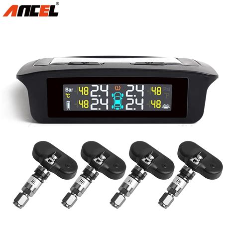 Aliexpress Com Buy TPMS Solar Power TPMS Wireless Tire Pressure Monitoring System USB Charging