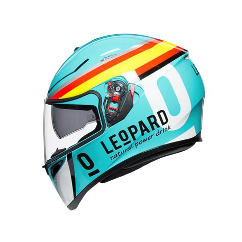 Мотошлем AGV K3 (бирюзовый) - купить по низкой цене в Москве