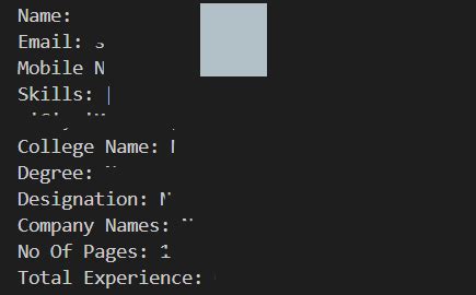 Project How To Build A Resume Parser Using Python Geeksforgeeks