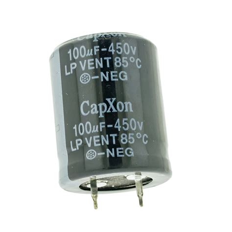 Купить Конденсатор, 100мкФ х 450В, 85С, CapXon, 25х30, каталог и цены ...