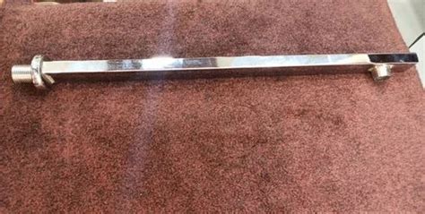 Silver 12inch Stainless Steel Flench Shower Arm For Bathroom Fitting