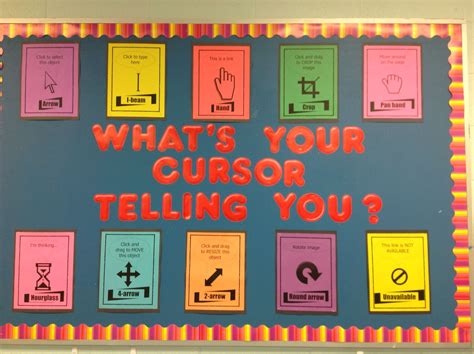 Computer Lab Bulletin Boards Whats Your Cursor Telling You