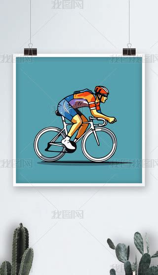 骑行者简笔画专题模板 骑行者简笔画图片素材下载 我图网
