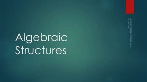 Algebraic Structuresgroups123344tghpdf
