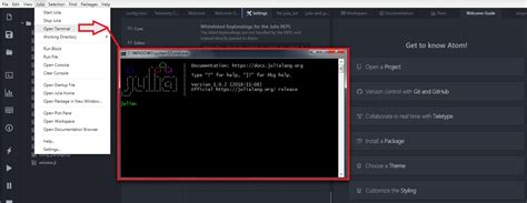 Julia Does Not Run In Atom Juno Julia Programming Language