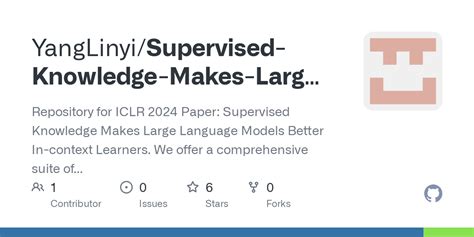 Github Yanglinyisupervised Knowledge Makes Large Language Models
