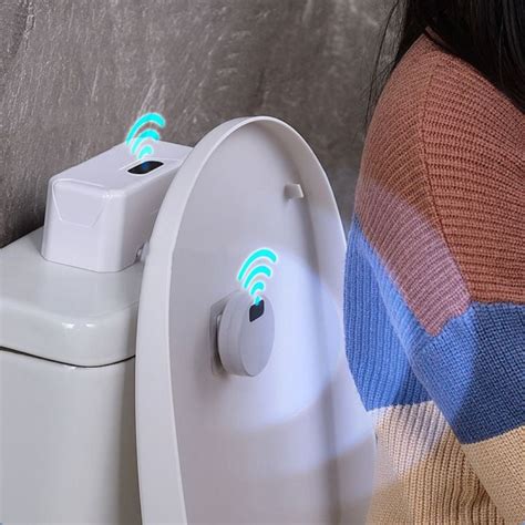 Wo Lan External Automatic Toilet Flush Button Touchless Infrared Smart Toilet Flushing Sensor
