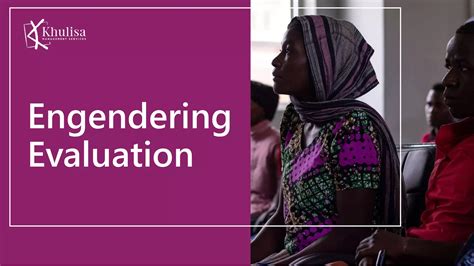 Engendering Evaluation Pptx