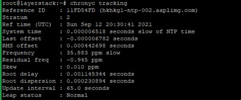 Layerstack Tutorials Layerstack How To Install Network Time Sync