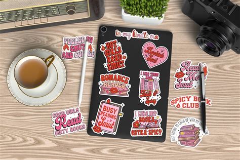 Smut Sticker Bundle Spicy Sticker Bookish Sticker Stickers For Kindle Or Tablet Inch