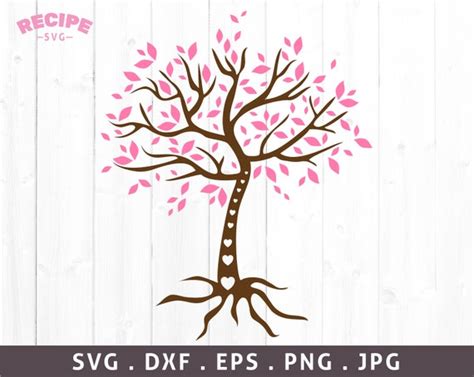 Pink Tree Svg Bare Tree Svg Tree Svg Halloween Svg Fall Etsy