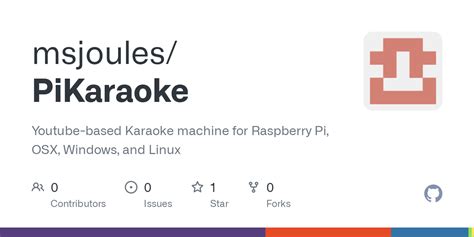 GitHub Msjoules PiKaraoke Youtube Based Karaoke Machine For Raspberry Pi OSX Windows And Linux