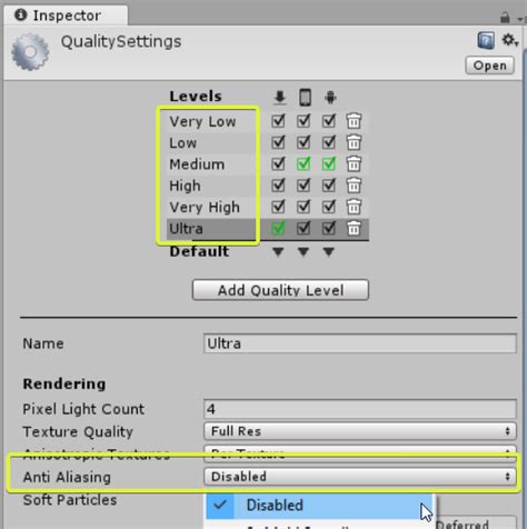 Unity Settings Sprytile Documentation
