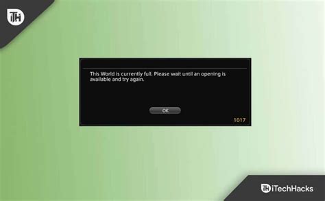 Ways To Fix FFXIV Endwalker Error Code World