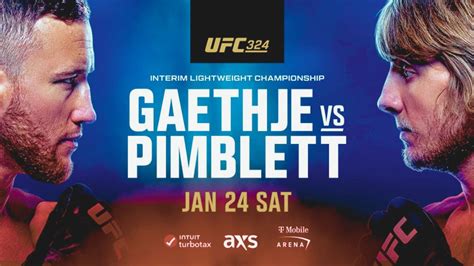 Ufc 324 Card This Weekend Full Fight Card Where To Watch On Paramount