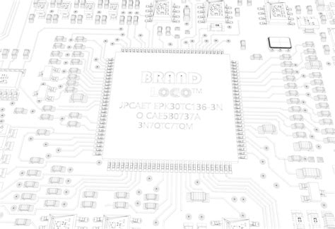 Ai Electronic Chip Circuit Board 3d Model Cgtrader
