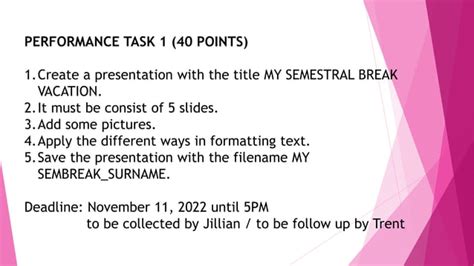 Formatting Text Pptx