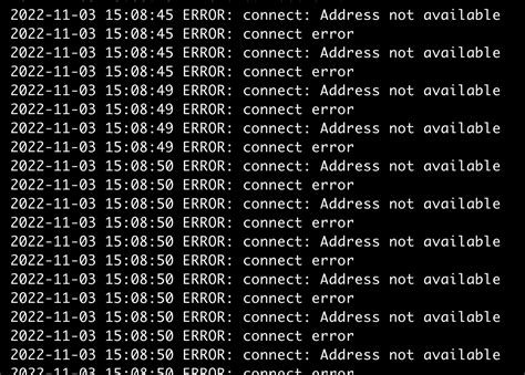 Address Not Available Error · Issue 2942 · Shadowsocksshadowsocks Libev · Github