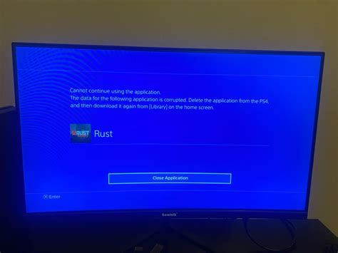 Ps4 “cannot Continue Using The Application” Rps4mods