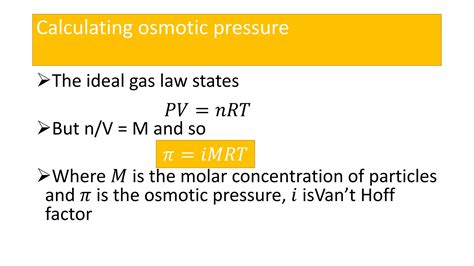Osmotic Pressure PPTX
