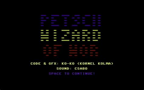 PETSCII Wizard Of Wor Commodore Plus 4 Version By Ko Ko Kornel Kolma
