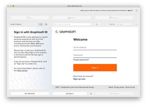 graphisoft id authentication in archicad graphisoft community