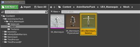 Using Retargeted Animations In Unreal Engine Unreal Engine 55 Documentation Epic Developer
